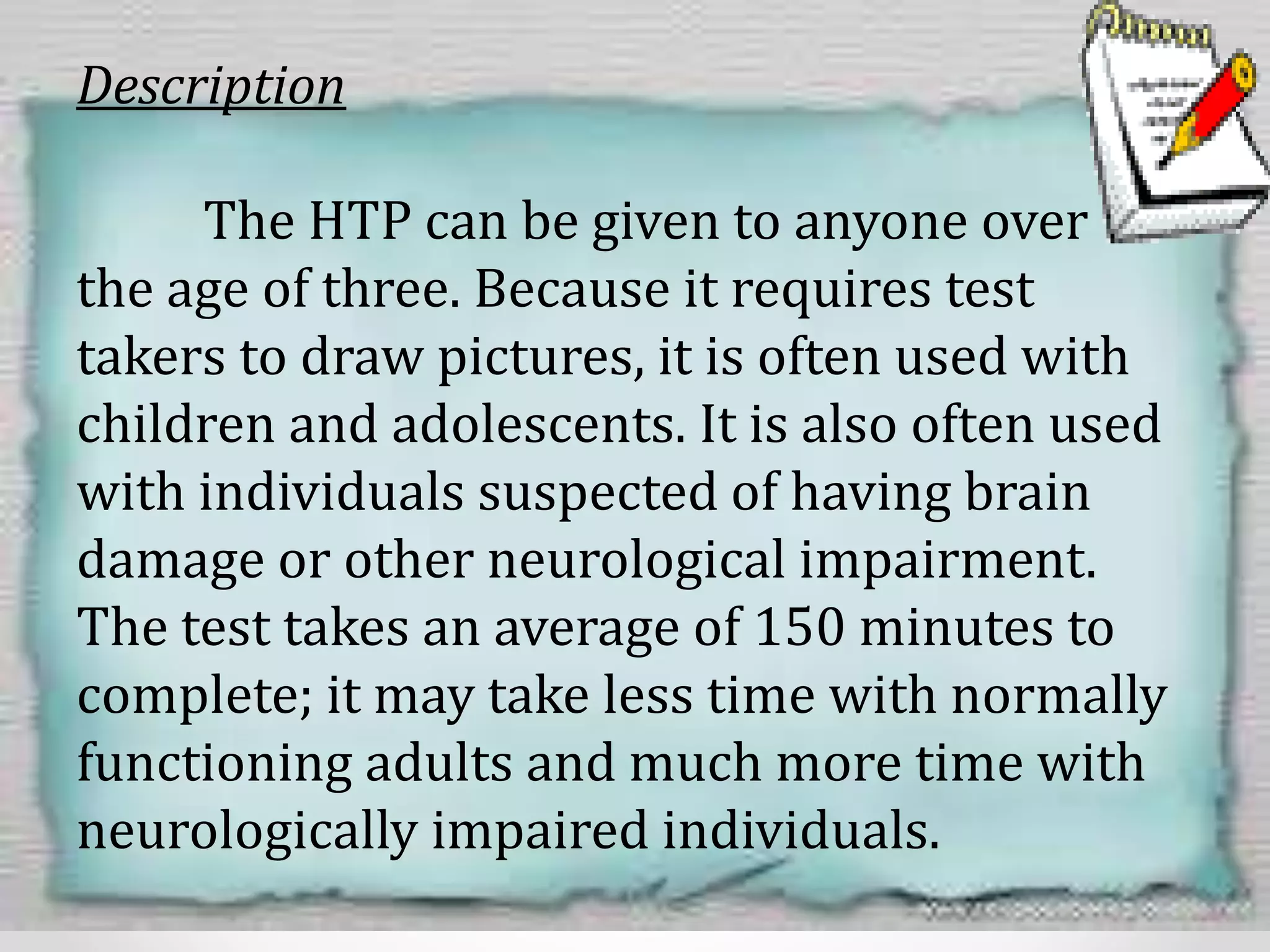 H-T-P (House Tree Person) | PPTX