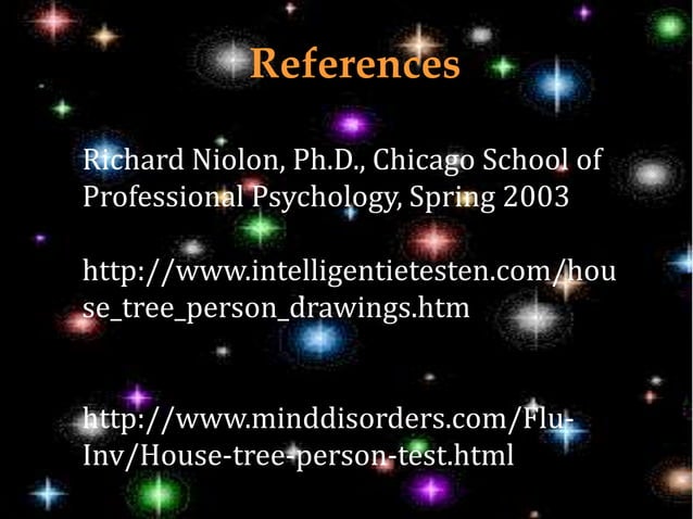 H-T-P (House Tree Person) | PPTX | Brain and Nervous System Disorders ...