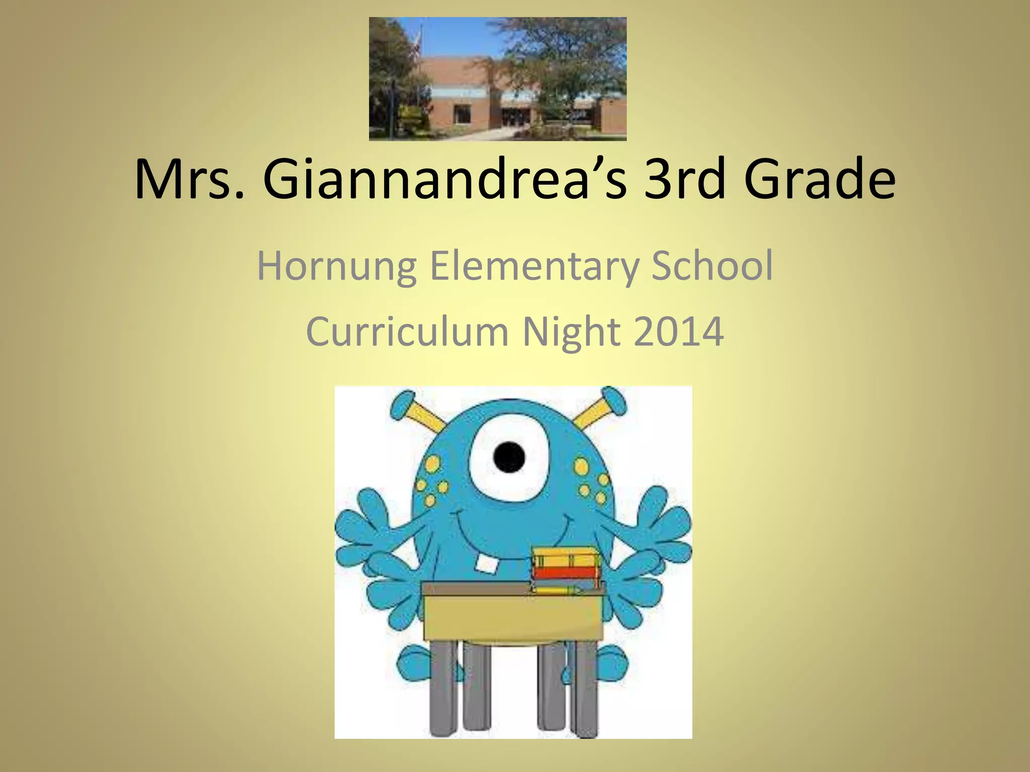 Mrs. G's Third Grade Curriculum | PPT