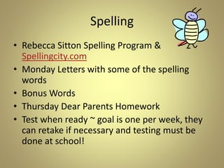 Mrs. G's Third Grade Curriculum | PPT