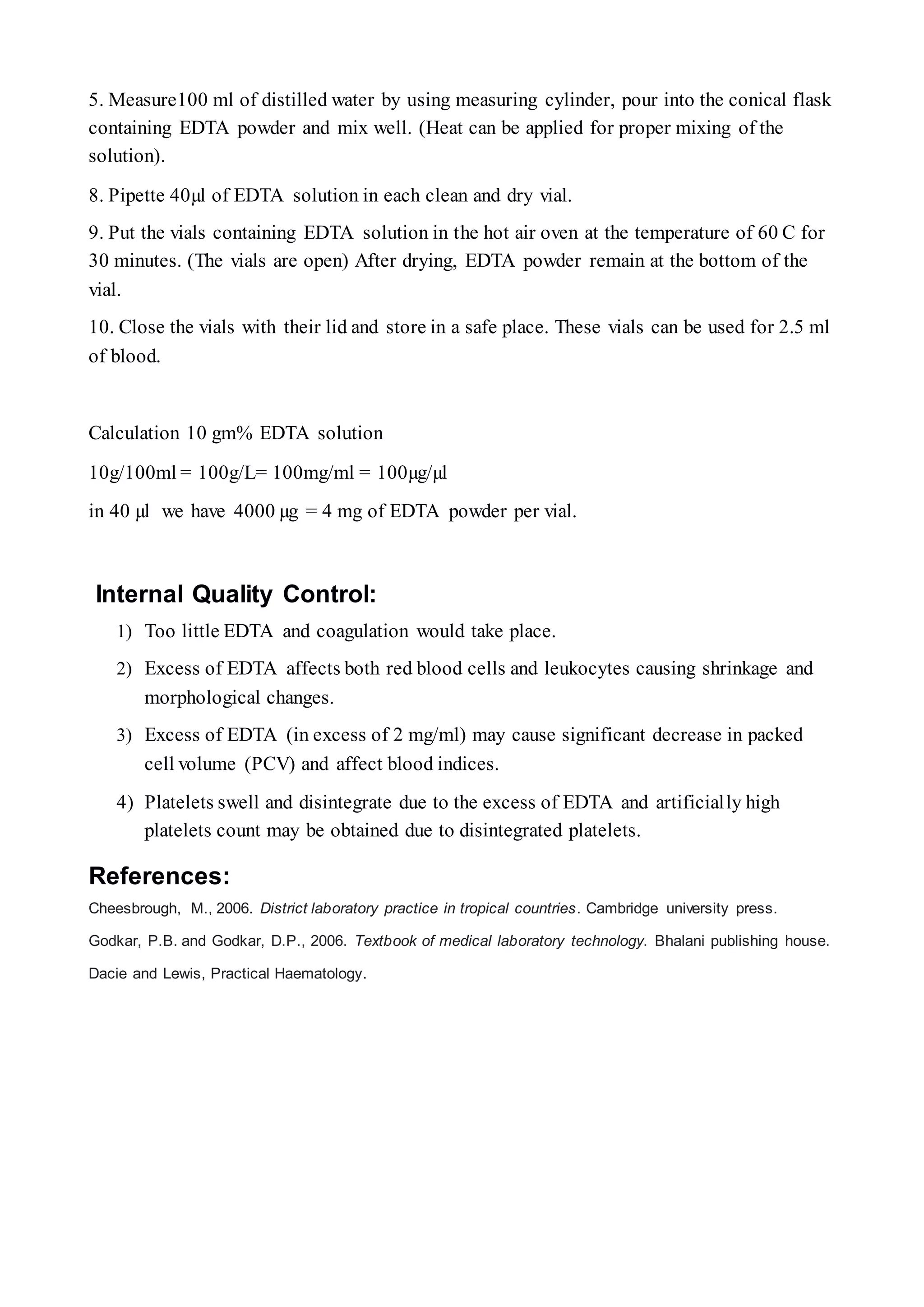 H004 preparation of edta anticoagulant (1) | DOCX