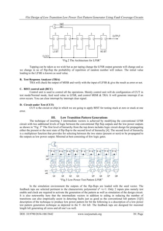 Vlsi Design of Low Transition Low Power Test Pattern Generator Using ...