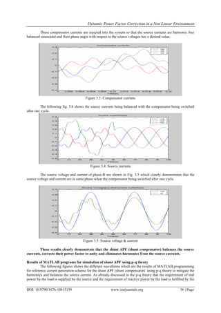 Dynamic Power Factor Correction in a Non Linear Environment | PDF