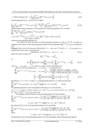A Class of Polynomials Associated with Differential Operator and with a Generalization of Bessel ...