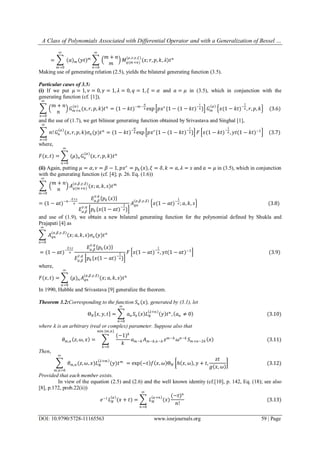 A Class of Polynomials Associated with Differential Operator and with a Generalization of Bessel ...