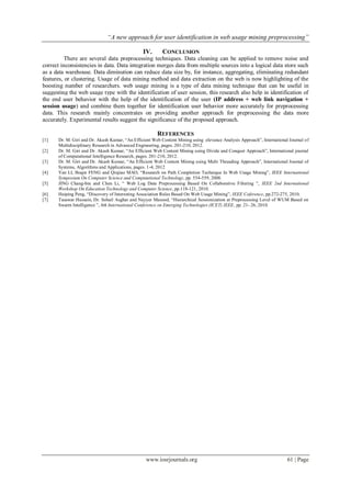 A new approach for user identification in web usage mining preprocessing | PDF