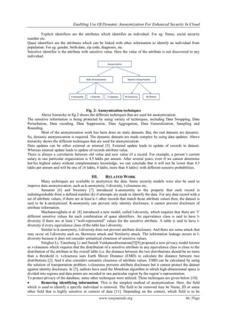 Enabling Use of Dynamic Anonymization for Enhanced Security in Cloud | PDF
