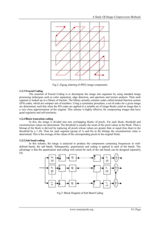 A Study of Image Compression Methods | PDF