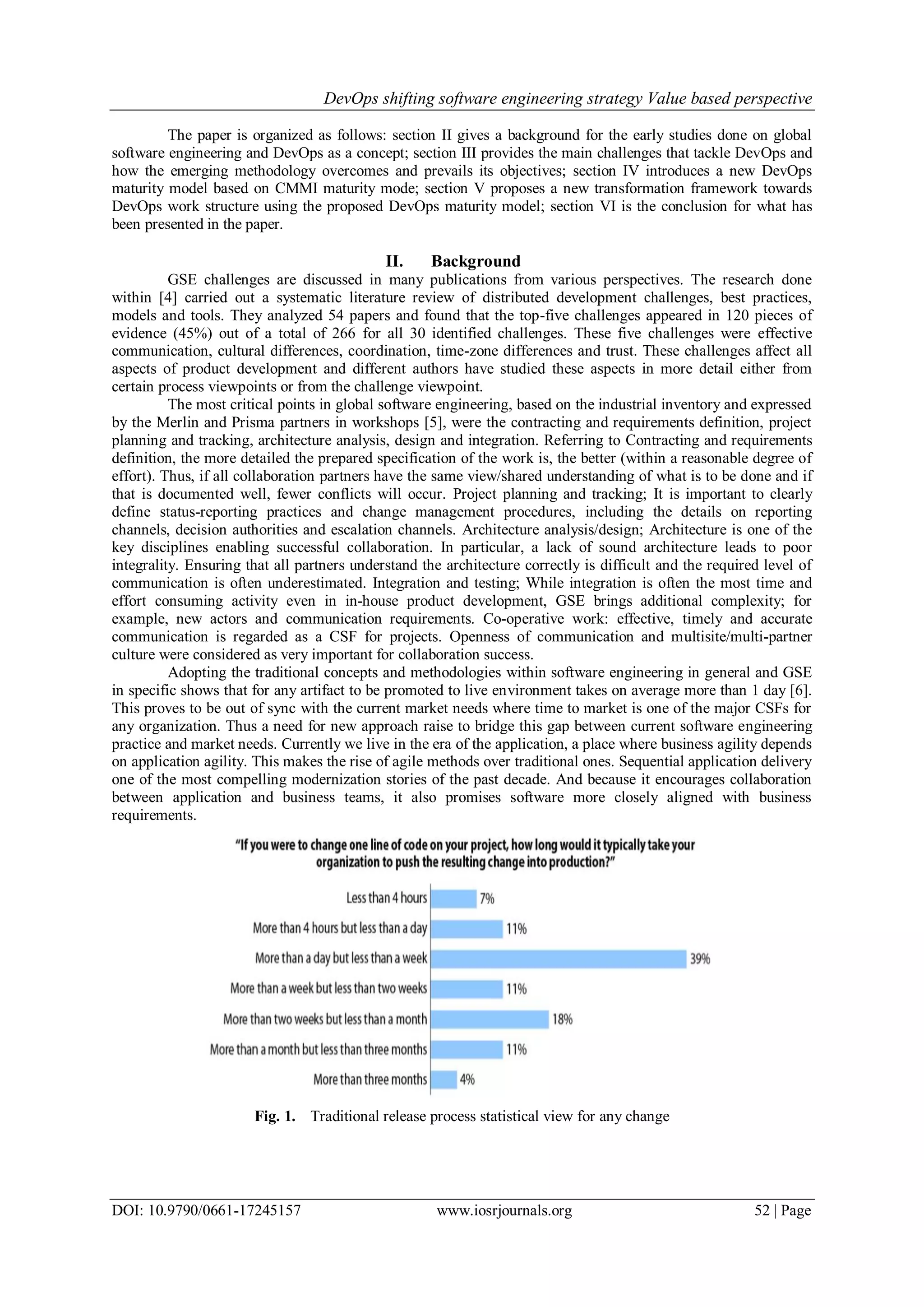 DevOps shifting software engineering strategy Value based perspective | PDF