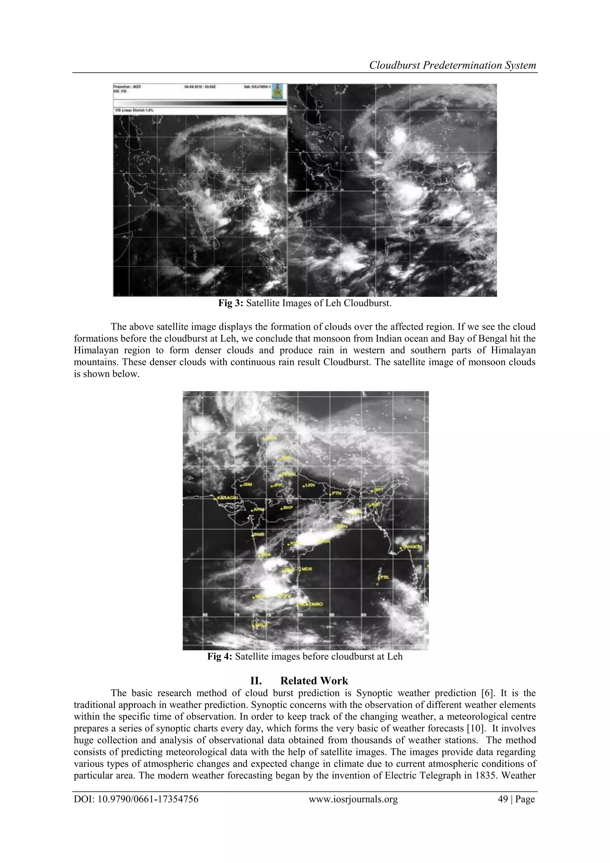 Cloudburst Predetermination System | PDF