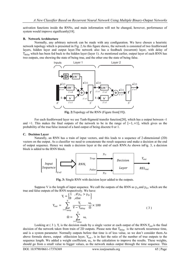 A New Classifier Based Onrecurrent Neural Network Using Multiple Binary