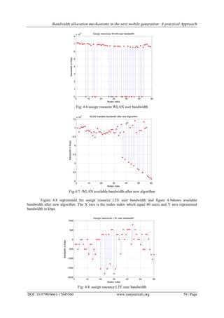 Bandwidth allocation mechanisms in the next mobile generation: A practical Approach | PDF