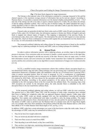 Chaos Encryption and Coding for Image Transmission over Noisy Channels | PDF | Computer ...