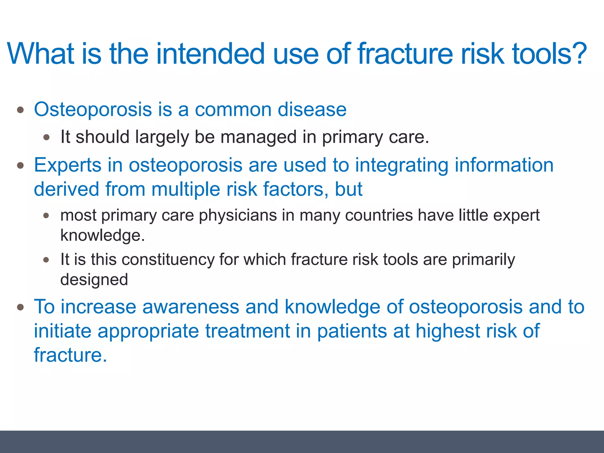 Osteoporosis 2016 | Fracture Risk assessment tools: Prof. Eugene ...