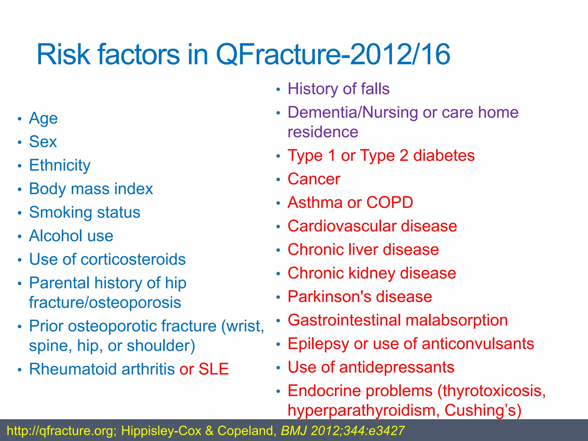 Osteoporosis 2016 | Fracture Risk assessment tools: Prof. Eugene ...