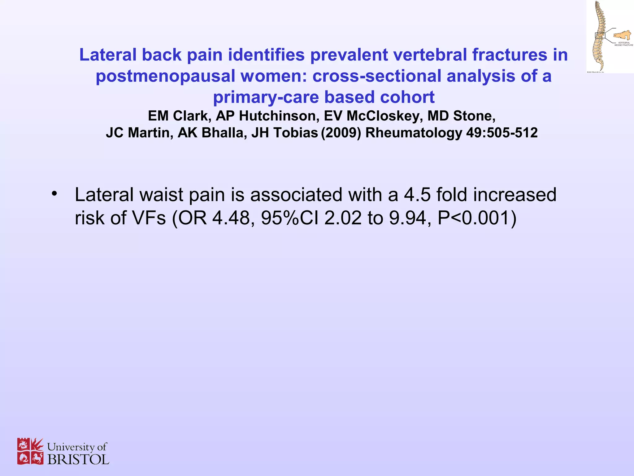 Osteoporosis 2016 | Fracture Risk Assessment: Vertebral fractures: Dr ...