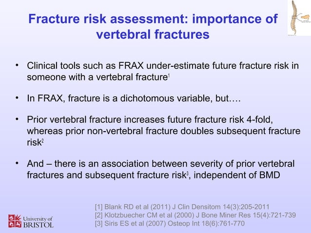 Osteoporosis 2016 | Fracture Risk Assessment: Vertebral fractures: Dr ...