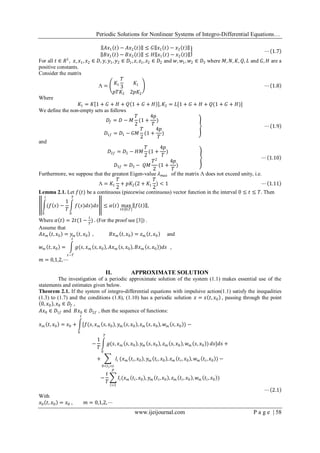 Periodic Solutions for Nonlinear Systems of Integro-Differential Equations of Operators with ...