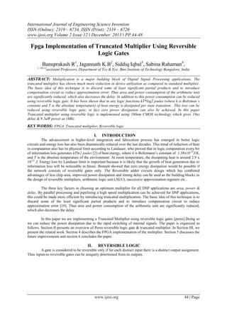 International Journal of Engineering and Science Invention (IJESI) | PDF