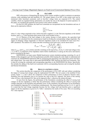 Varying Load Voltage Magnitude Impacts on Fault Level Constrained ...