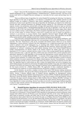 Multi-Criteria Handoff Decision Algorithms In Wireless Networks | PDF | Computer Networking ...