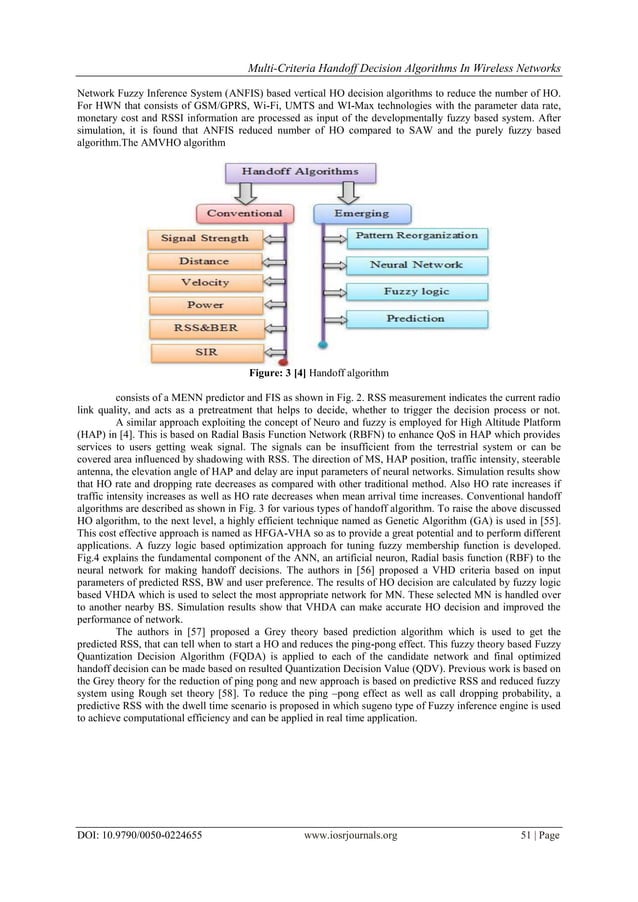 Multi-Criteria Handoff Decision Algorithms In Wireless Networks | PDF