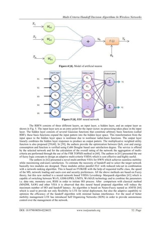 Multi-Criteria Handoff Decision Algorithms In Wireless Networks | PDF | Computer Networking ...