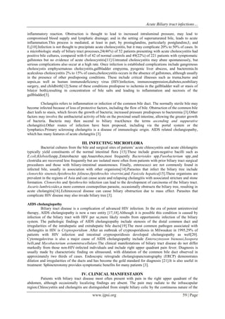 Acute Biliary tract infections, Diagnostic criteria and Treatment | PDF