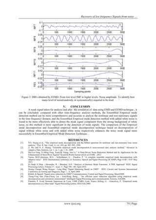 Recovery of low frequency Signals from noisy data using Ensembled Empirical Mode Detection | PDF
