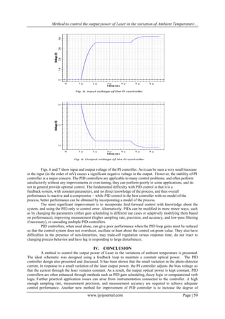 Method to control the output power of Laser in the variation of Ambient ...