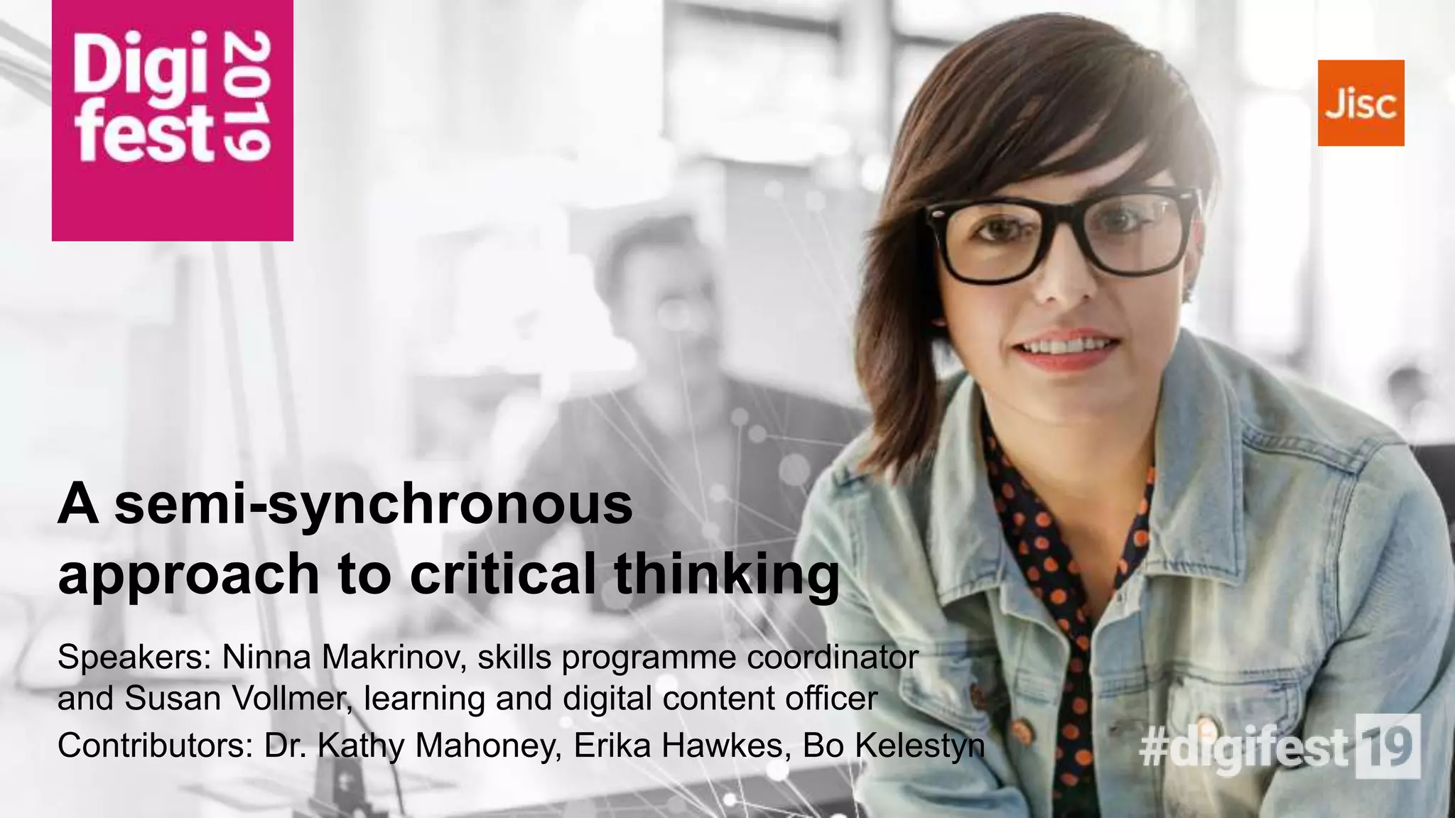 A semi-synchronous approach to critical thinking | PPT