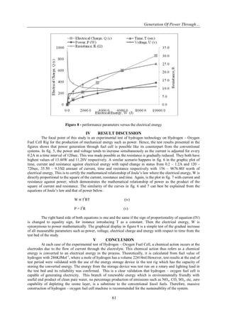 GENERATION OF POWER THROUGH HYDROGEN – OXYGEN FUEL CELLS | PDF