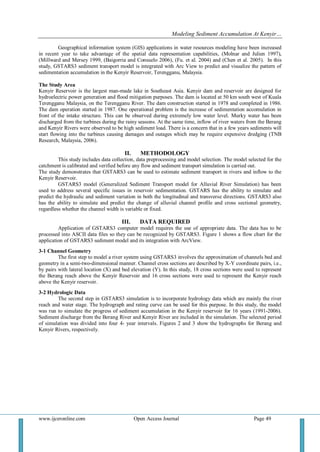 Modeling Sediment Accumulation at Kenyir Reservoir Using GSTARS3 | PDF | 3-D Graphics | Computer ...