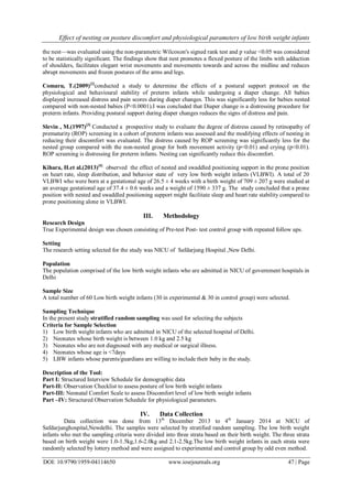 Effect of Nesting on Posture Discomfort and Physiological Parameters of ...