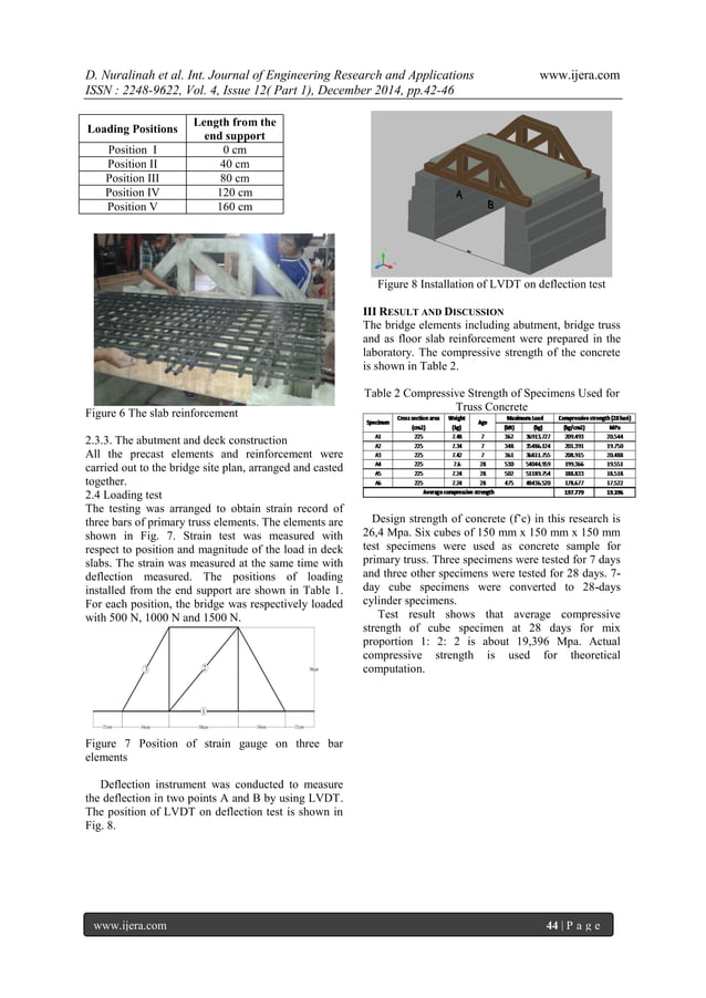 Bamboo Reinforced Concrete Truss Bridge for Rural Infrastructure | PDF