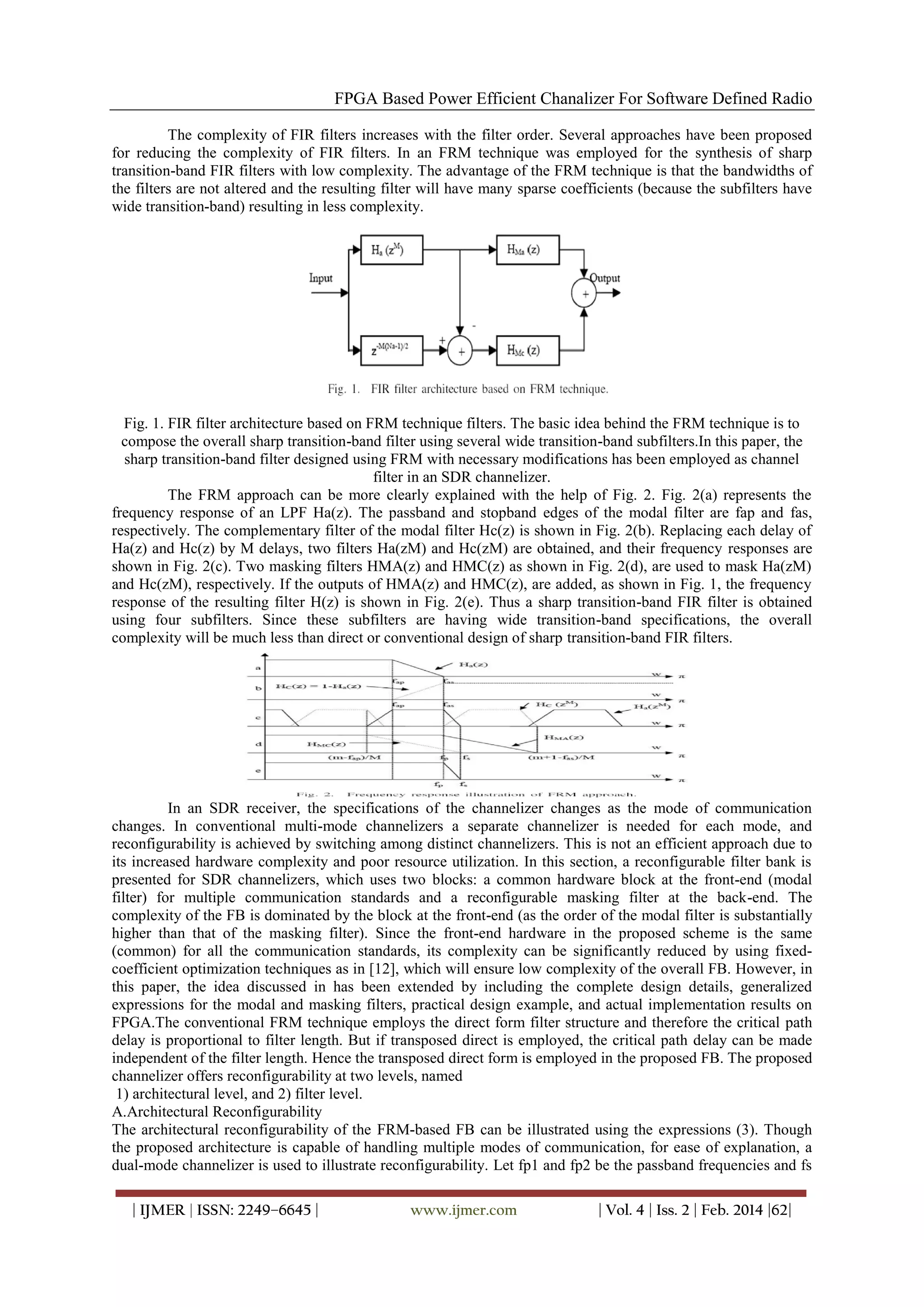 FPGA Based Power Efficient Chanalizer For Software Defined Radio | PDF | Digital Audio ...