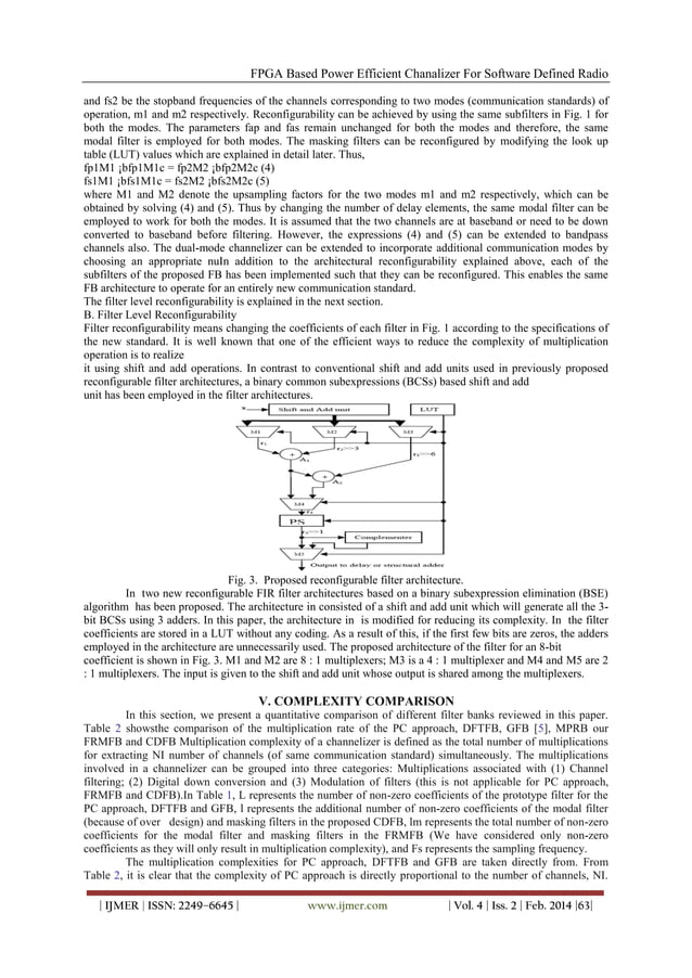 FPGA Based Power Efficient Chanalizer For Software Defined Radio | PDF | Digital Audio ...