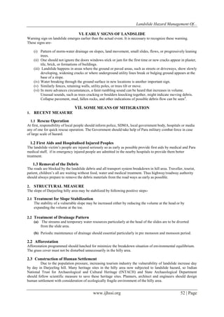 Landslide Hazard Management of Darjeeling Hill A Critical Need For ...