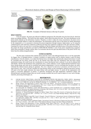 Theoretical Analysis of Stress and Design of Piston Head using CATIA ...