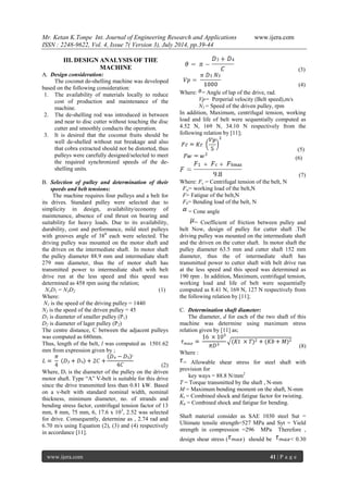 Design & Performances of Coconut De-Shelling Machine | PDF