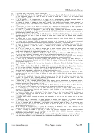 XML Retrieval: A Survey | PDF