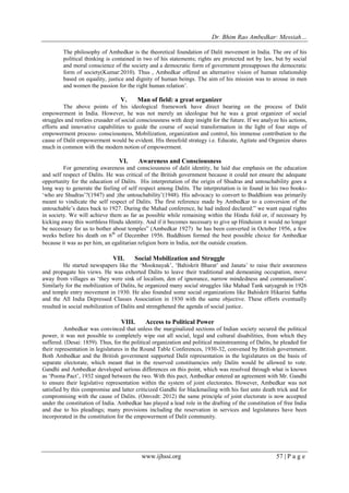 Dr. Bhim Rao Ambedkar: Messiah of Dalit Empowerment | PDF