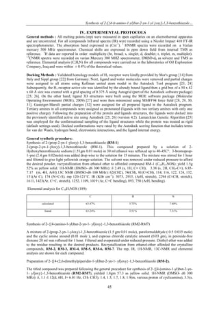 Synthesis of 2-[{4-(t-amino-1-yl)but-2-yn-1-yl }oxy]-1,3-benzothiazole ...