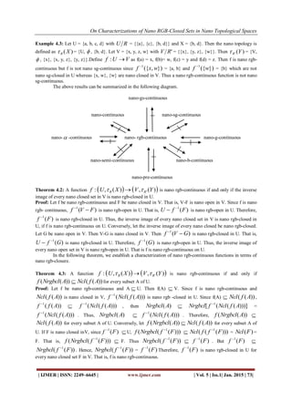On Characterizations of NANO RGB-Closed Sets in NANO Topological Spaces | PDF