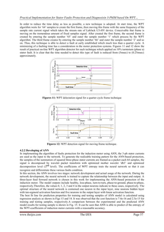 Practical Implementation for Stator Faults Protection and Diagnosisin 3-Ph IM Based on WPT and ...