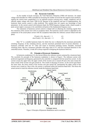 Multiband and Modified Time Based Hysteresis Current Controller for Single Phase Multilevel ...
