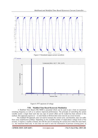 Multiband and Modified Time Based Hysteresis Current Controller for ...
