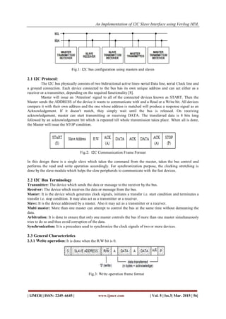 An Implementation of I2C Slave Interface using Verilog HDL | PDF