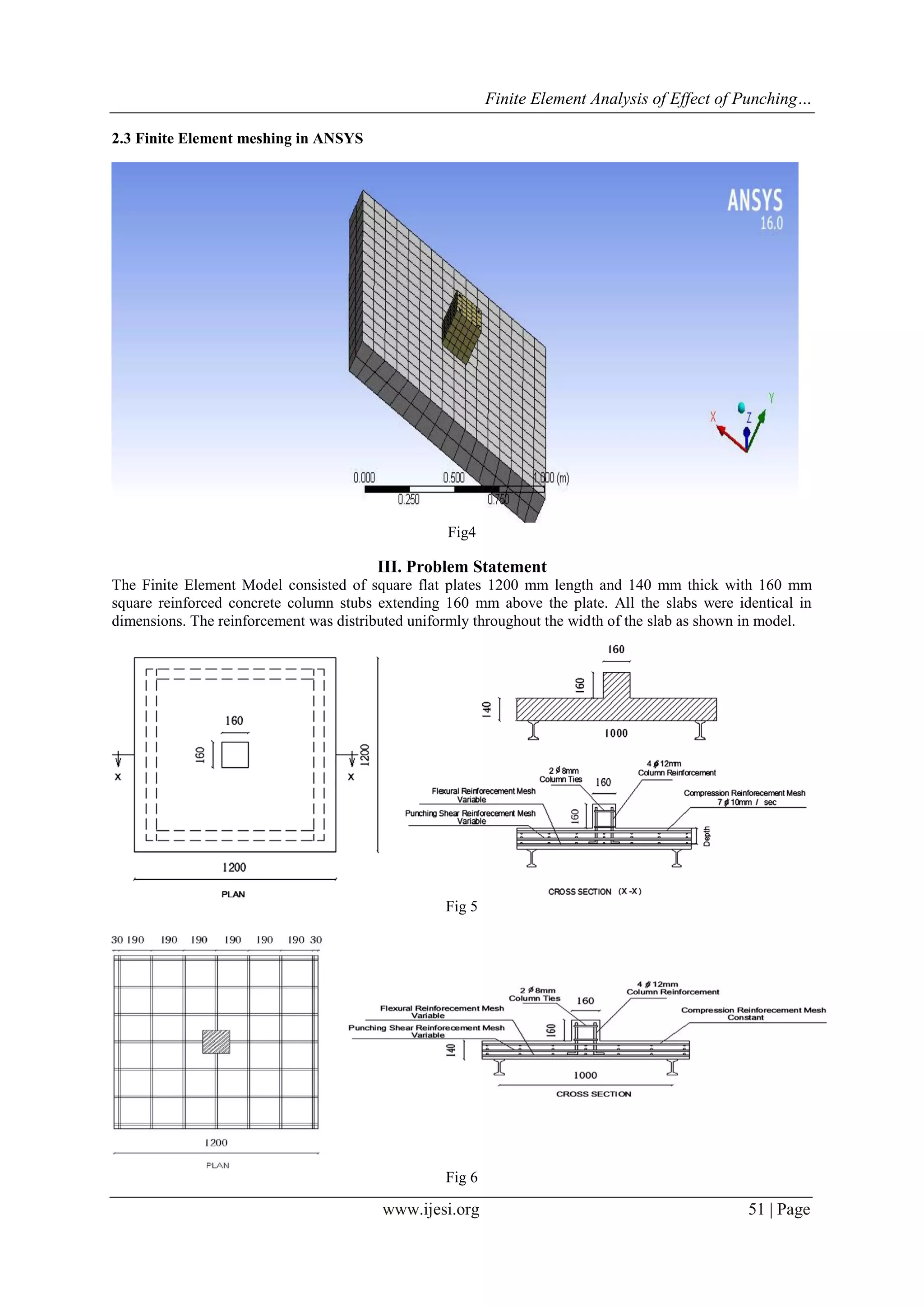 Finite Element Analysis of Effect of Punching Shear in Flat Slab Using Ansys 16.0 | PDF | Civil ...