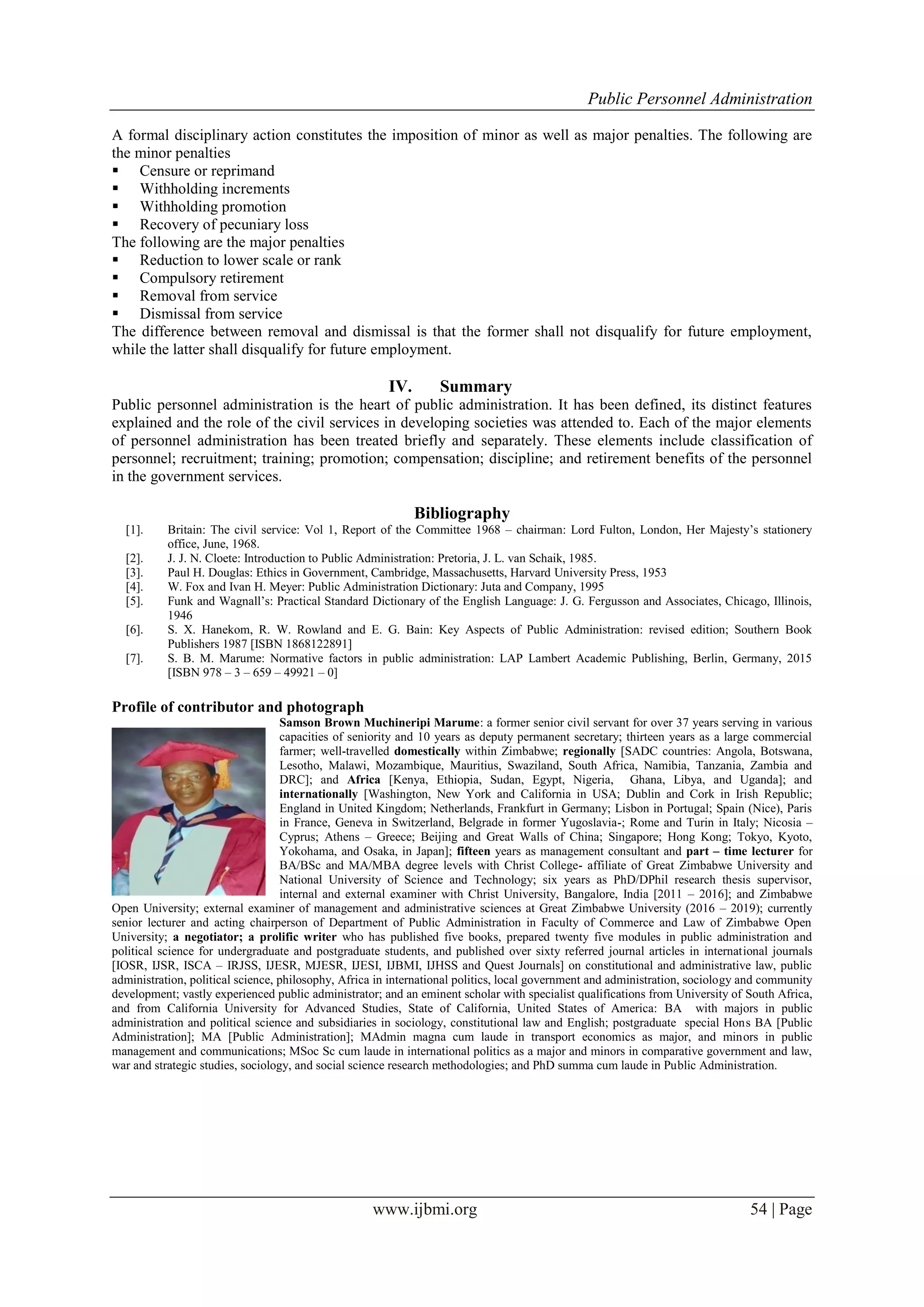 Public Personnel Administration | PDF